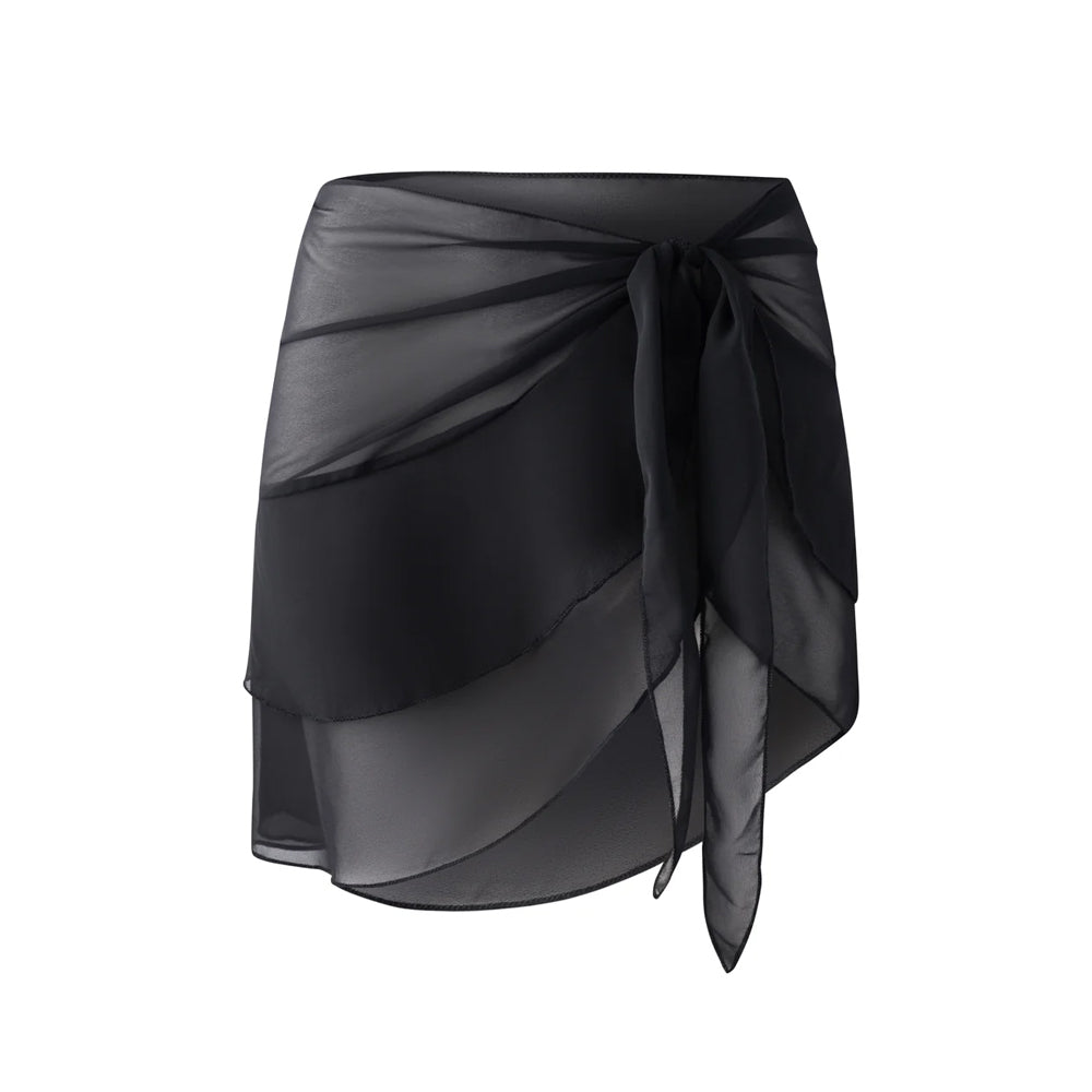 VOLANT Pareo SHORT - BLACK – SEAME-SWIM